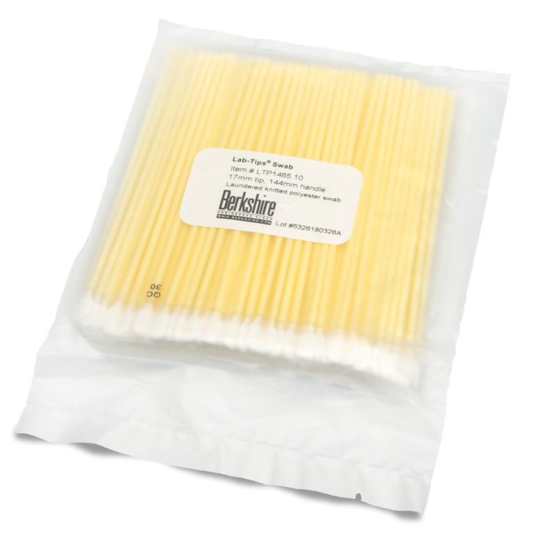 Lab-Tips® Long-Handled Knitted Polyester Swab (LTP1465) - Cleanroom ...